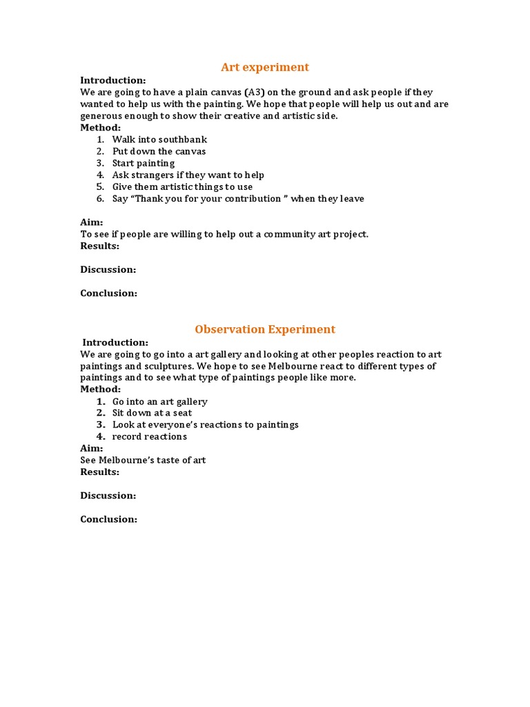 Art Task | PDF