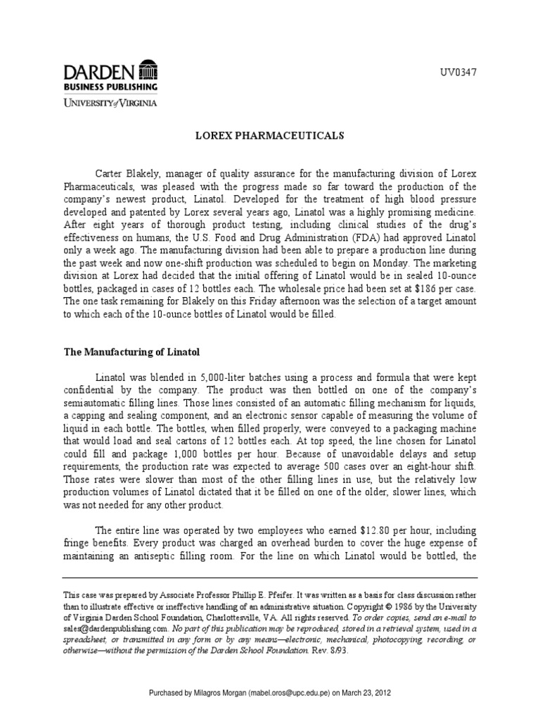 Lorex Pharmaceuticals | PDF | Pharmaceutical Drug | Packaging And Labeling