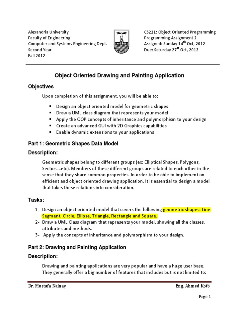 Assignment 2 Pdf Object Oriented Programming Object Computer 
