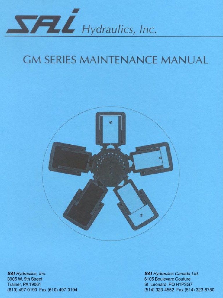 GM Series Maintenance Manual Overview | PDF | Pump | Distributor