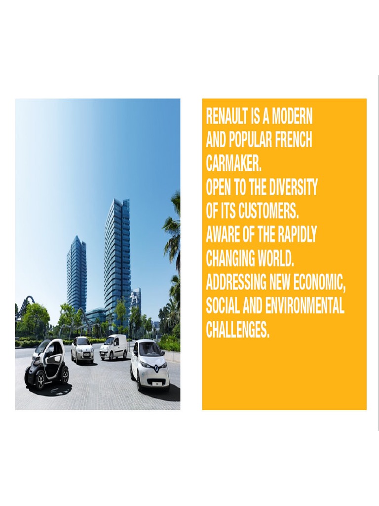 Renault's Vision and Mission Overview | PDF | Car | Renault