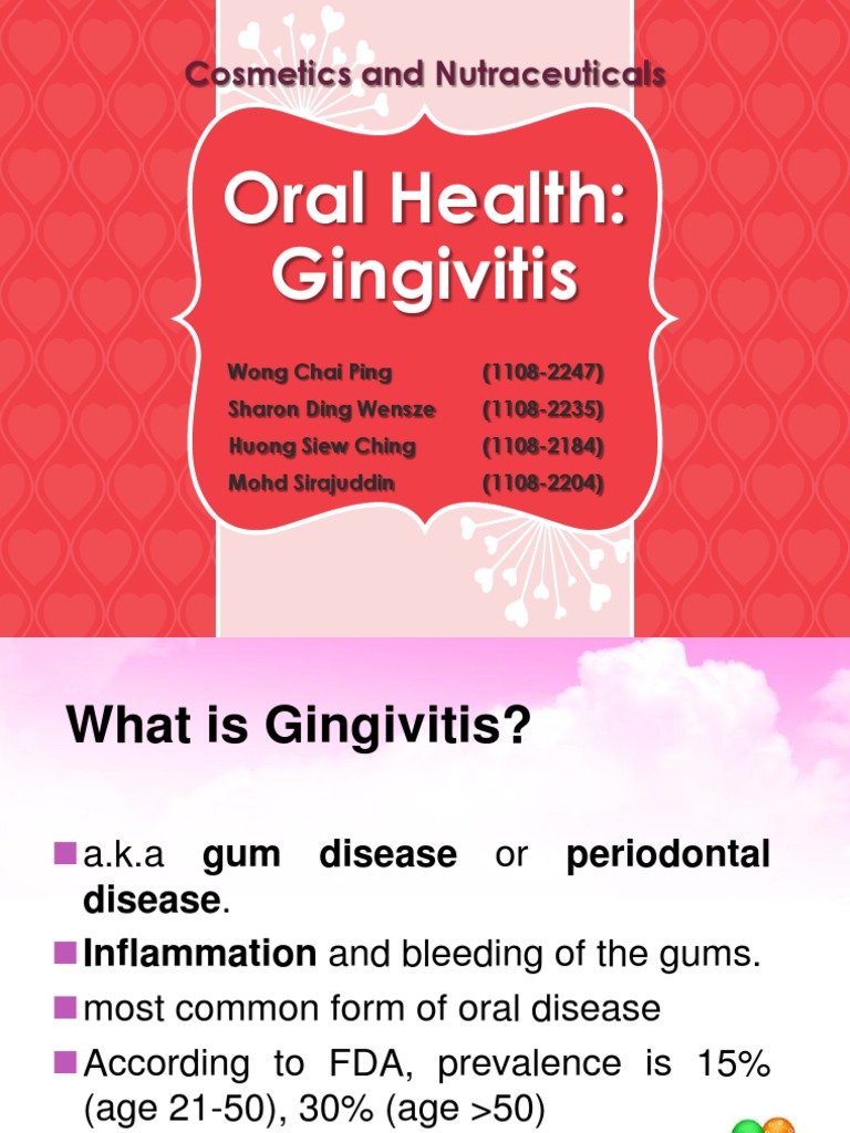 Gingivitis | PDF | Human Tooth | Mouth
