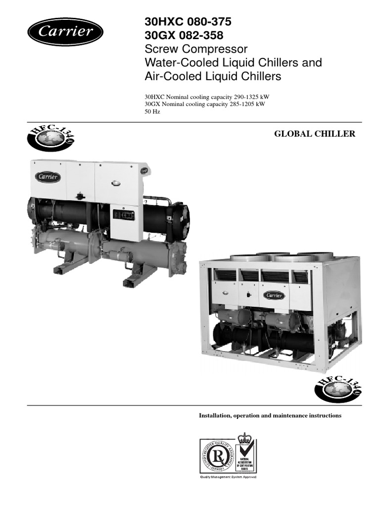 Carrier Chiller 30hxc