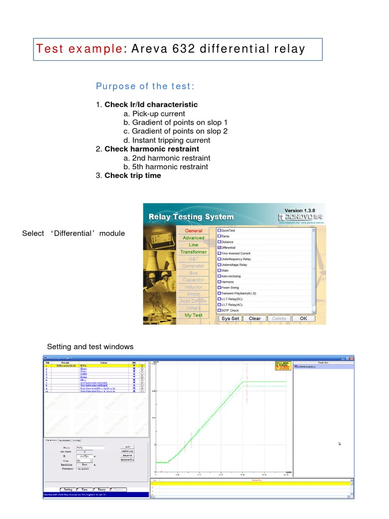 How To Test P632 Relay | Download Free PDF | Gradient | Relay
