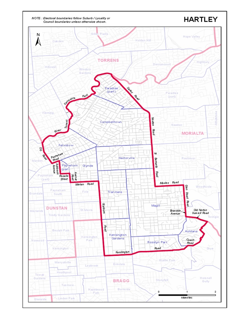 Electoral Boundaries in Adelaide Suburbs | PDF