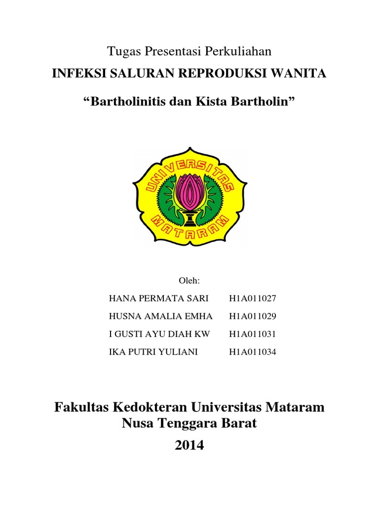 Bartholinitis Dan Kista Bartholin | PDF