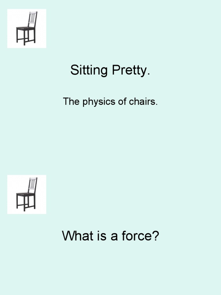 Physics of Chairs | PDF