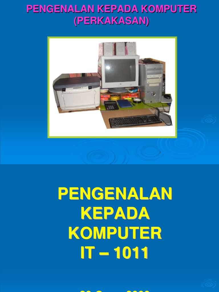 Pengenalan Kepada Komputer Perkakasan | PDF