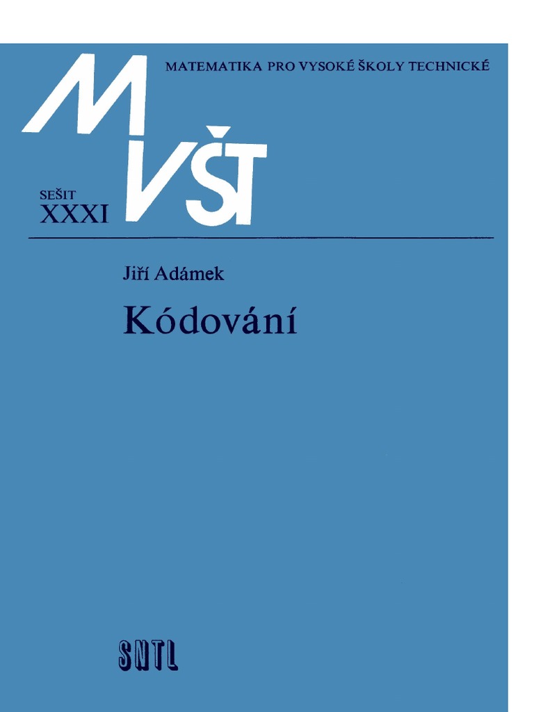 J.adamek - Kodovani 1989 | PDF