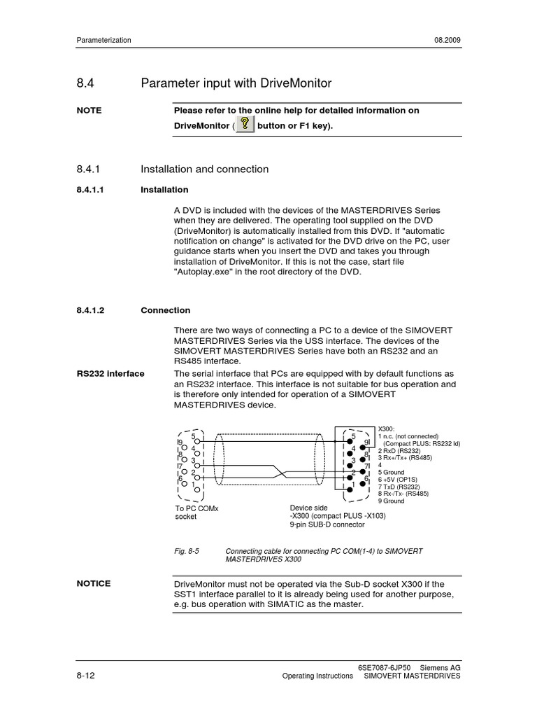 DRV MasterDrives DriveMonitor Docs | PDF | Electrical Connector | Icon ...