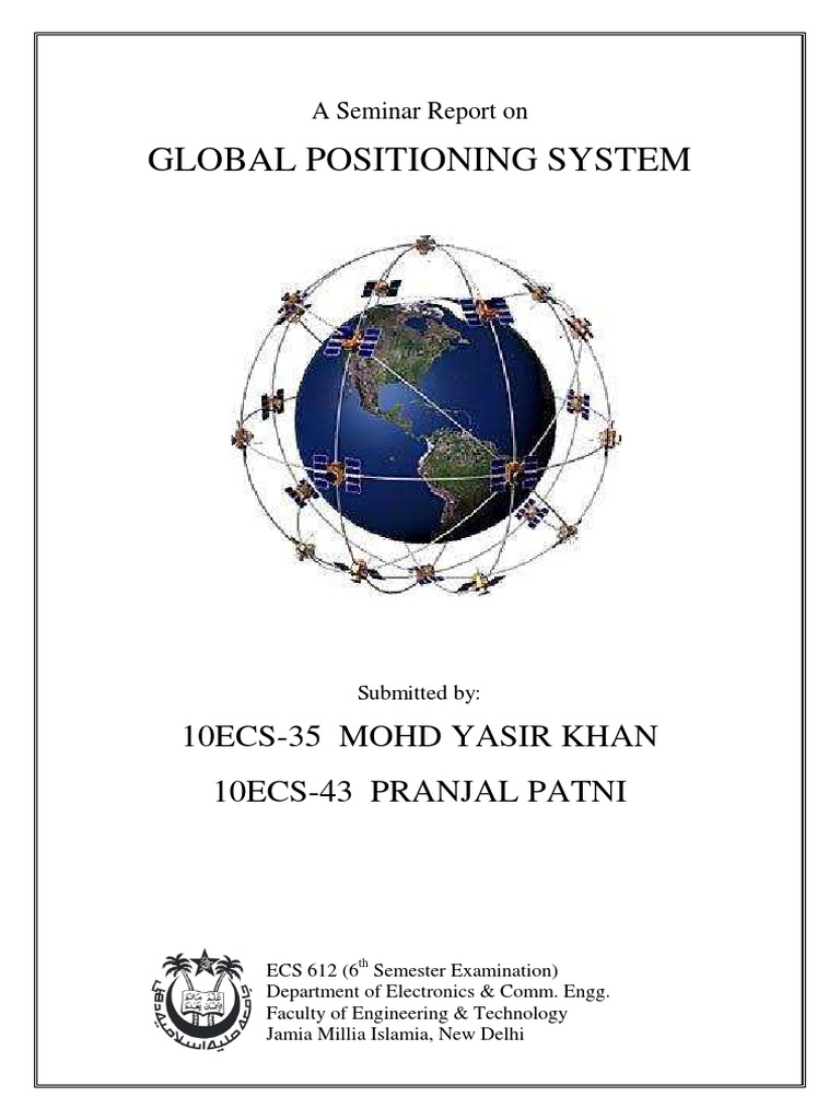 Seminar Report Final 2013-Libre | PDF | Global Positioning System ...