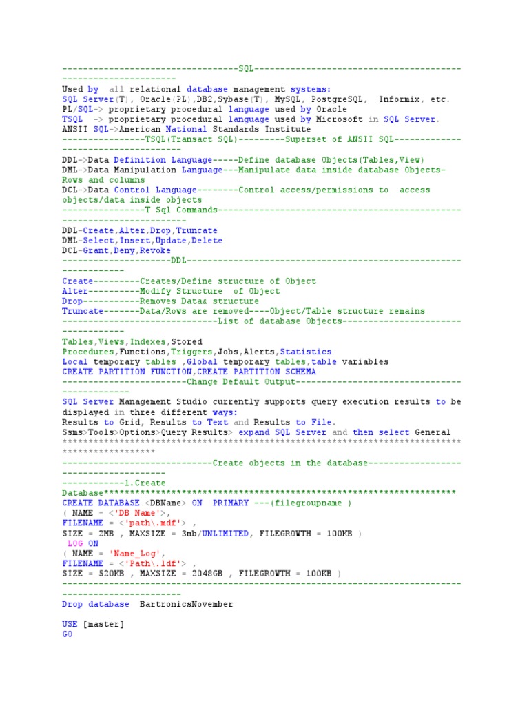 'DB Name' 'Path/.mdf' | PDF | Relational Database | Microsoft Sql Server