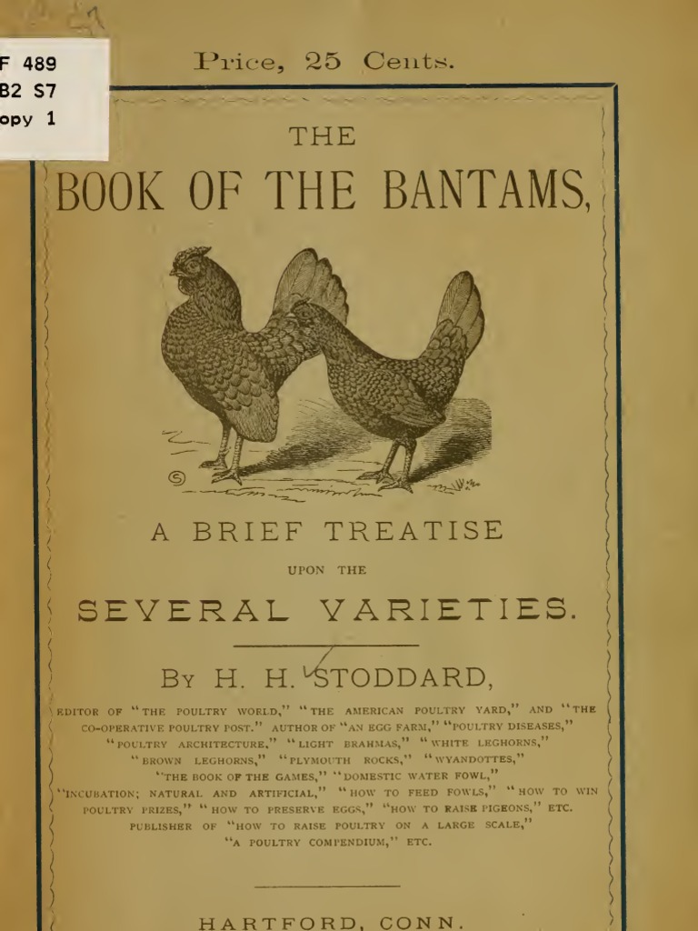 (1886) The Book of The Bantams: A Brief Treatise Upon The Several ...