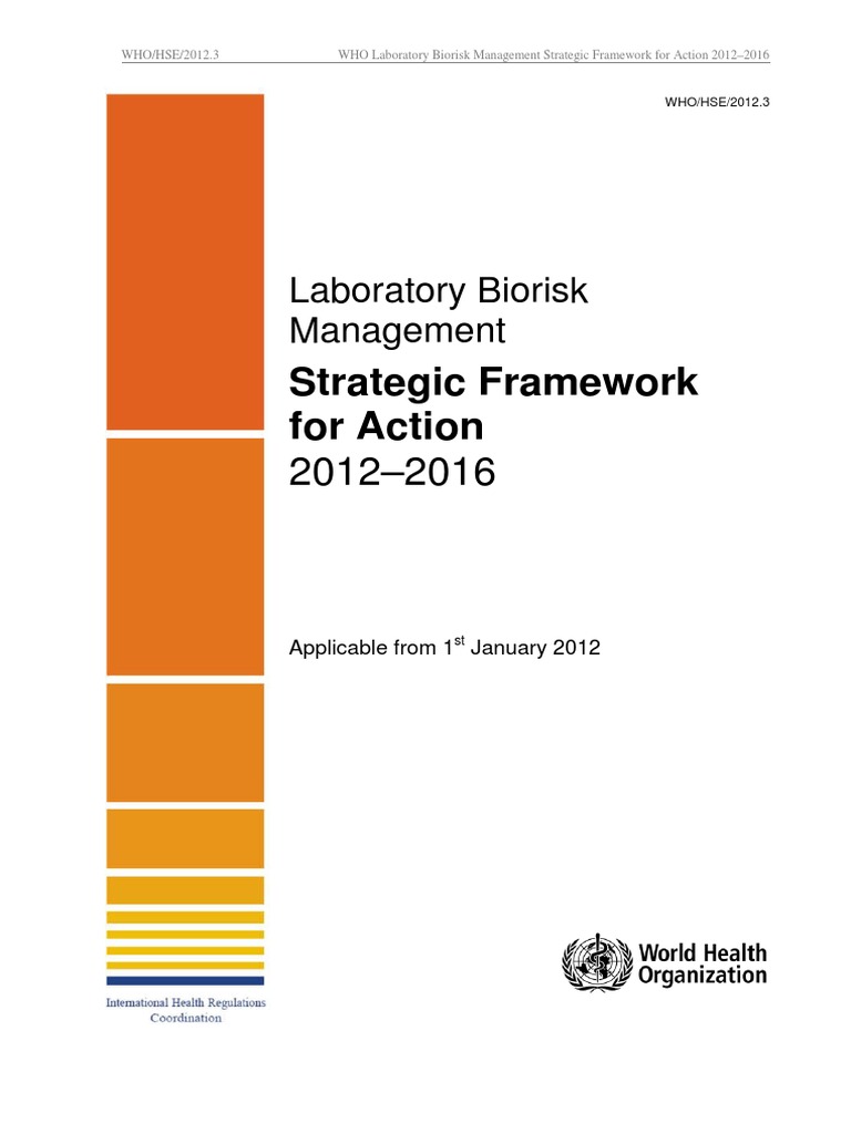 Laboratory Biorisk Management | PDF | World Health Organization ...