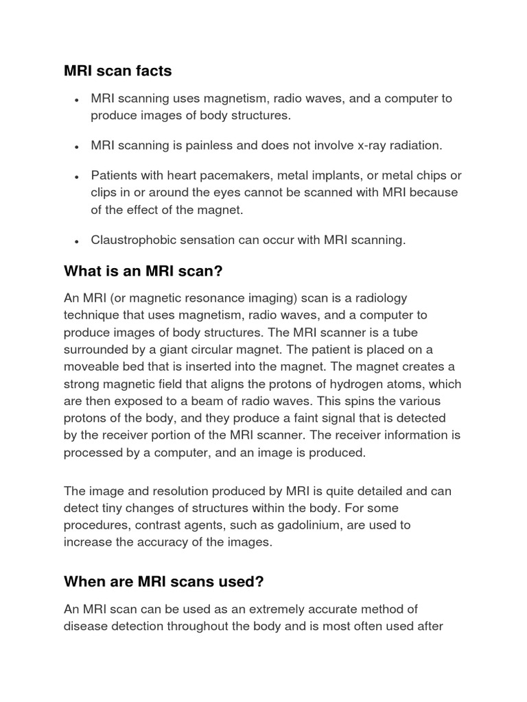 Understanding Magnetic Resonance Imaging (MRI): A Comprehensive ...