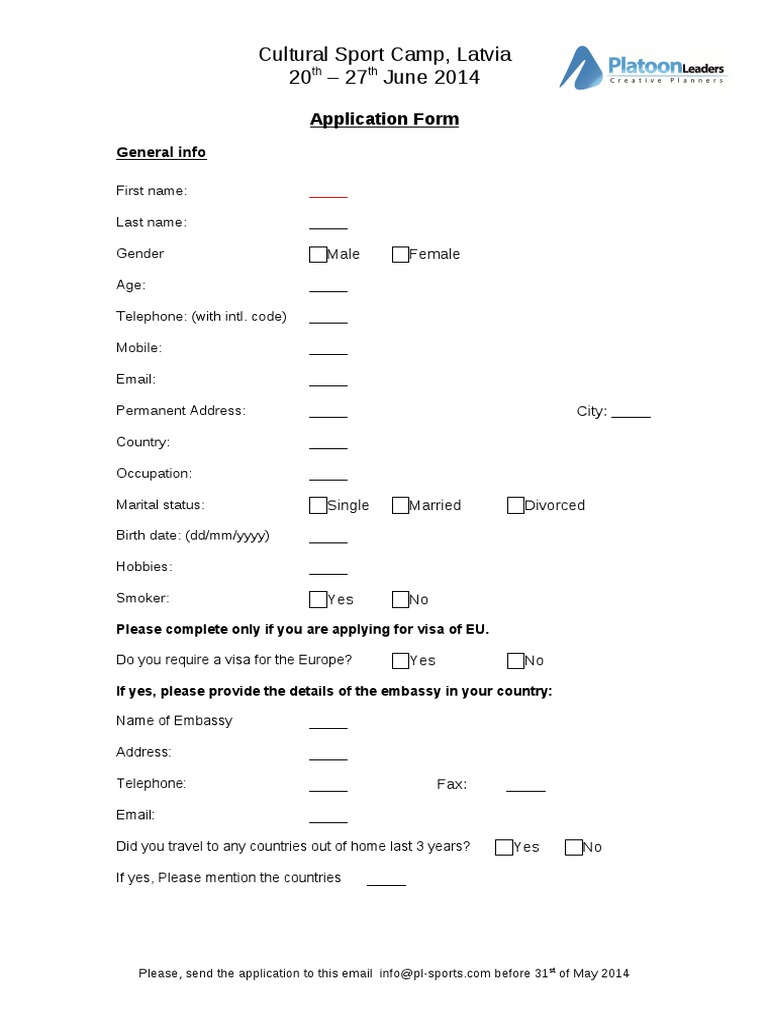 PL Application Form2014 | PDF | Computing And Information Technology ...