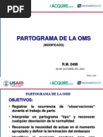 Partograma - Modificado de La OMS Instructivo 2018 - 1 | PDF | Parto ...
