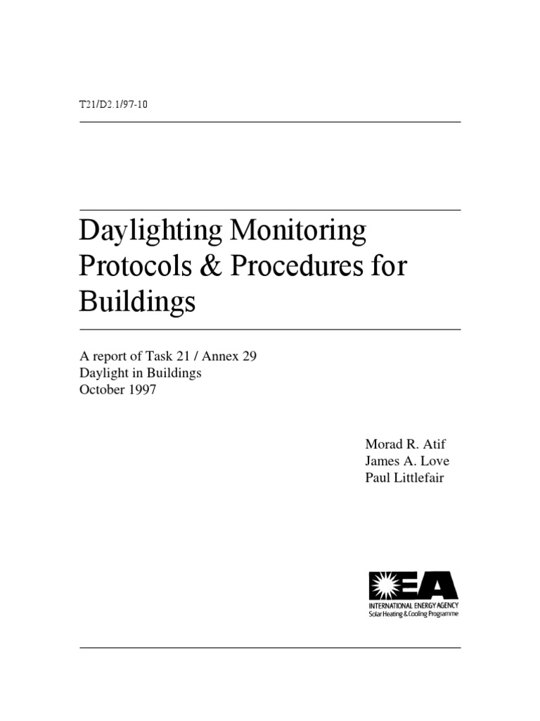 Daylight in Buildings | PDF | Lighting | Window