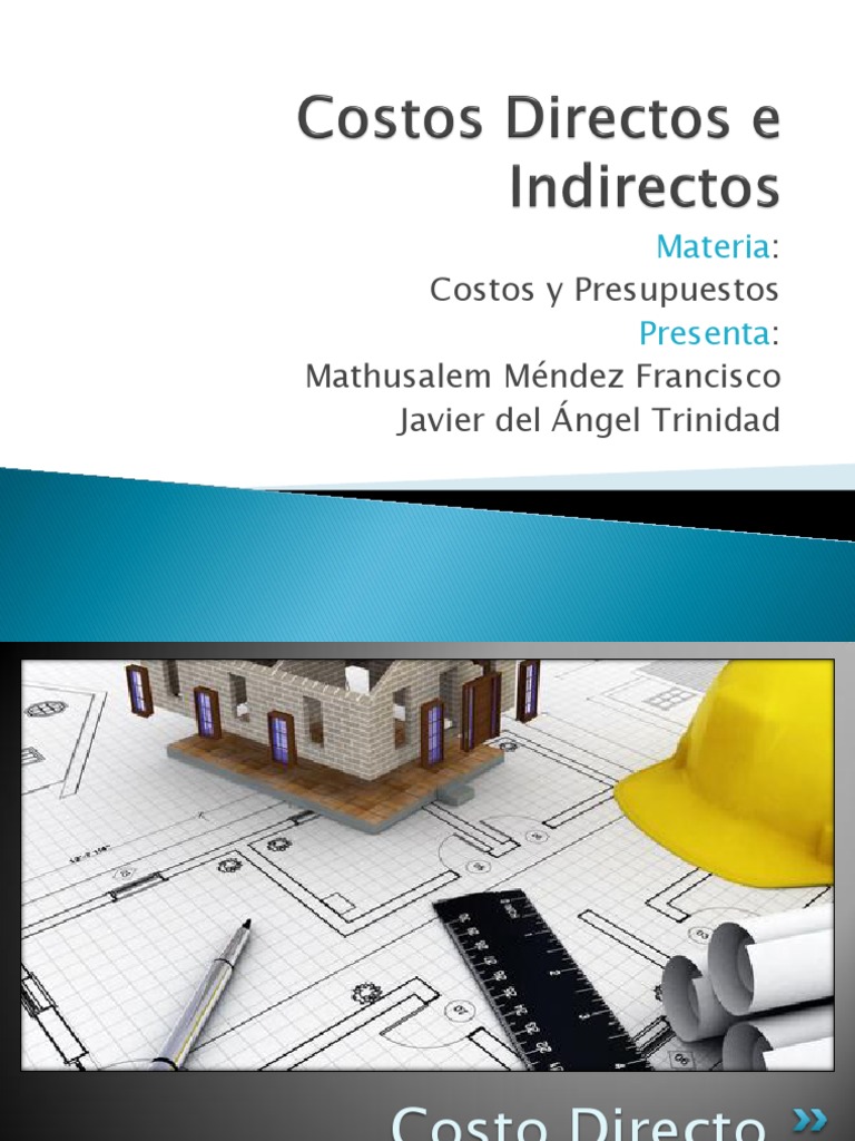 Costos Directos e Indirectos | PDF | Costo | Salario