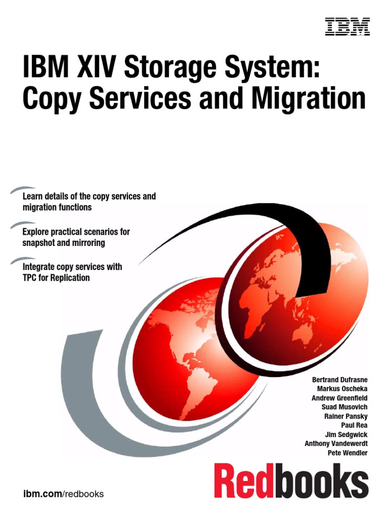 Ibm Xiv Storage System Copy Services and Migration | PDF | Trademark ...