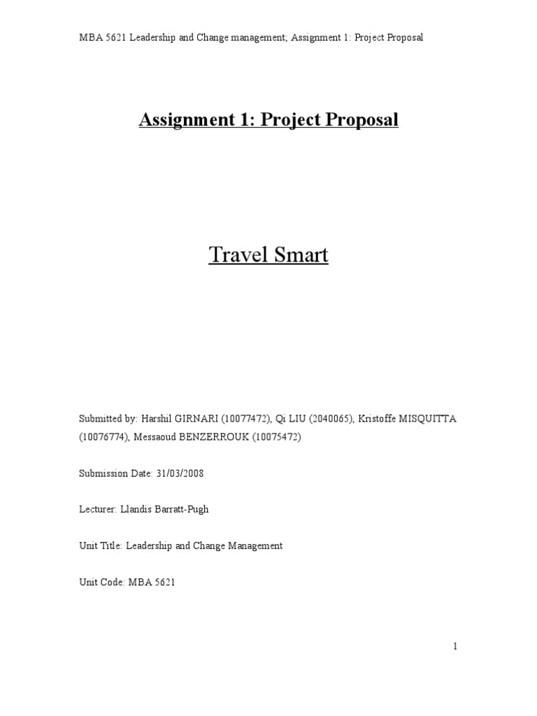 Project Proposal | PDF | Public Transport | Transport