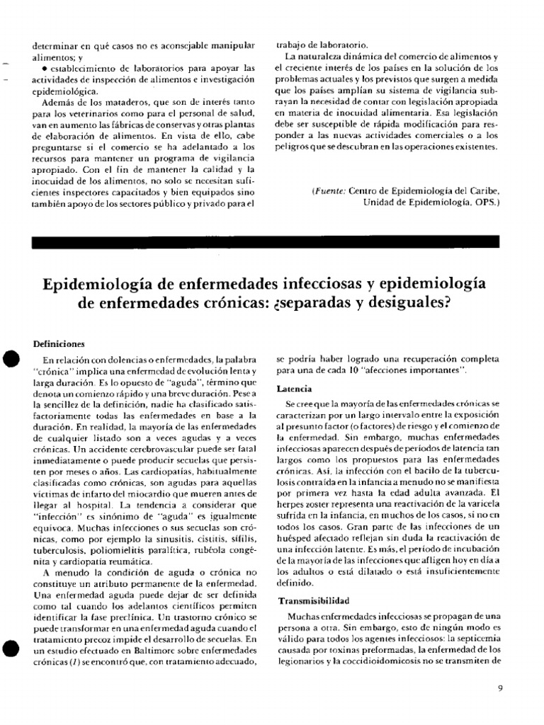 Barret-Connor Epidemiología de Enfermedades Infec y Crónicas | PDF ...