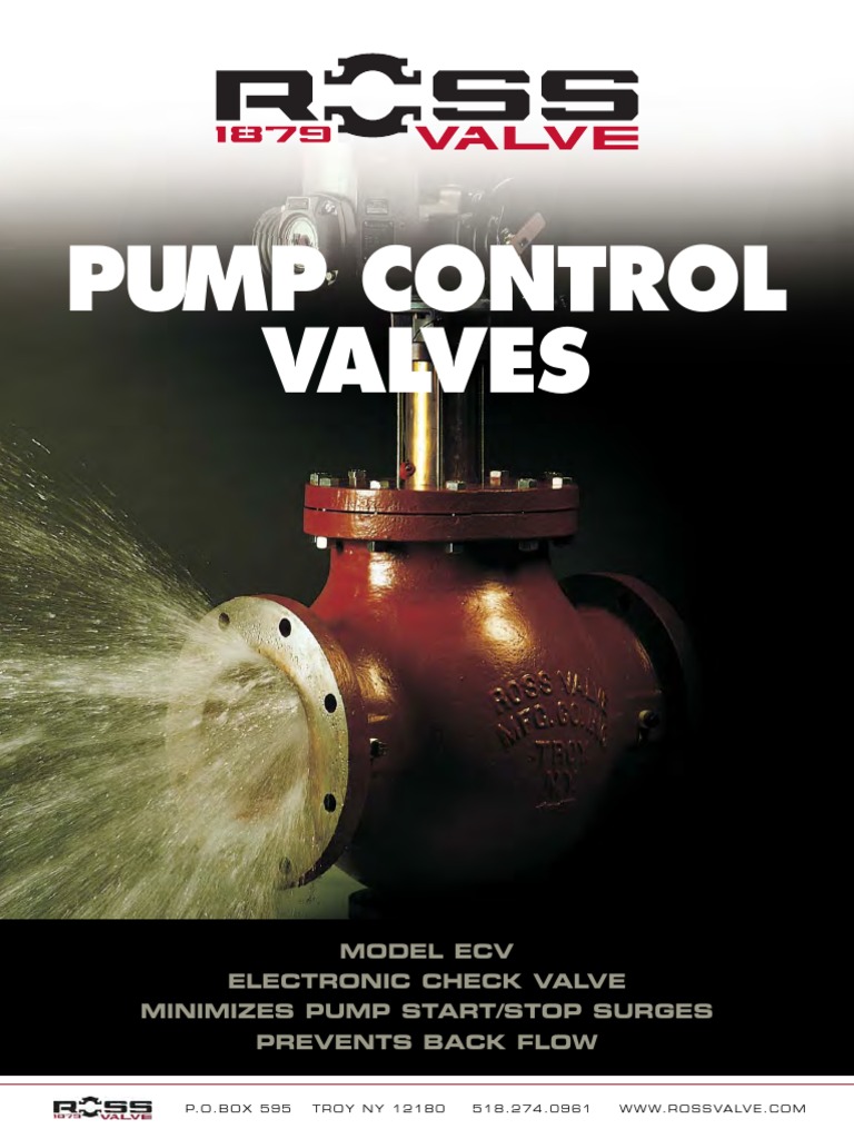 Ross Pump Control Valves Brochure | PDF | Pump | Valve