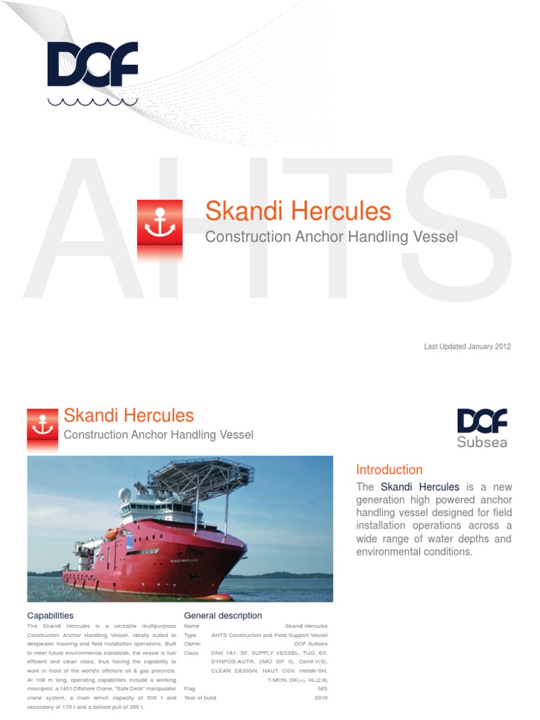 Skandi Hercules | PDF | Water Transport | Transport