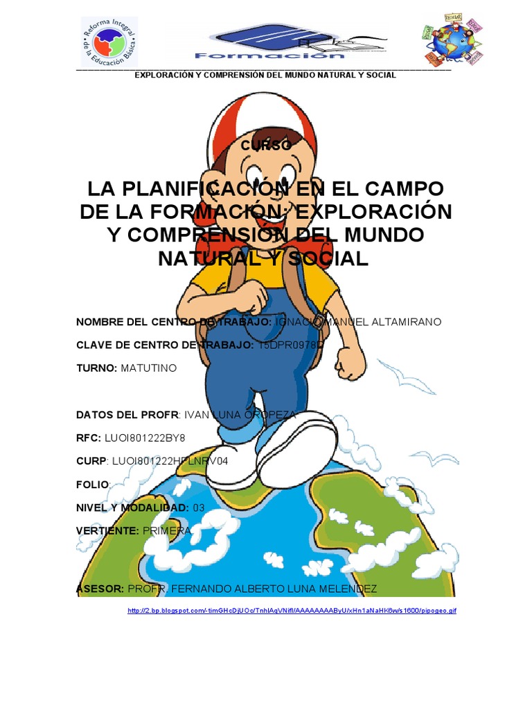 Exploracion y Comprension Del Mundo Natural y Social | Plan de estudios ...
