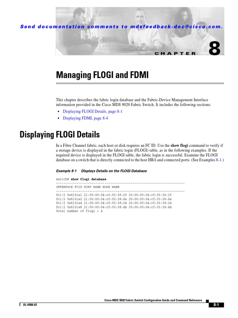 Managing FLOGI and FDMI | PDF | System Software | Computer Data