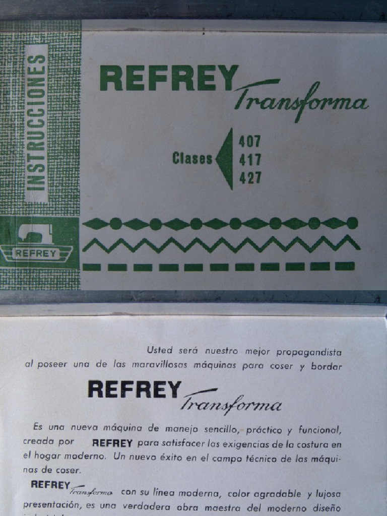 Manula Instrucciones Refrey-427 | PDF
