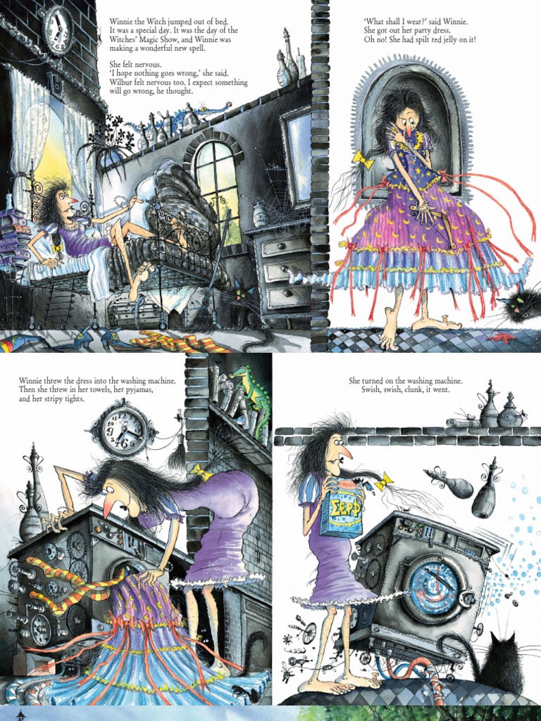 Winnie the Witch Rushes to Prepare for the Magic Show After an ...