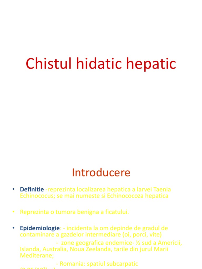Chist Hidatic Hepatic