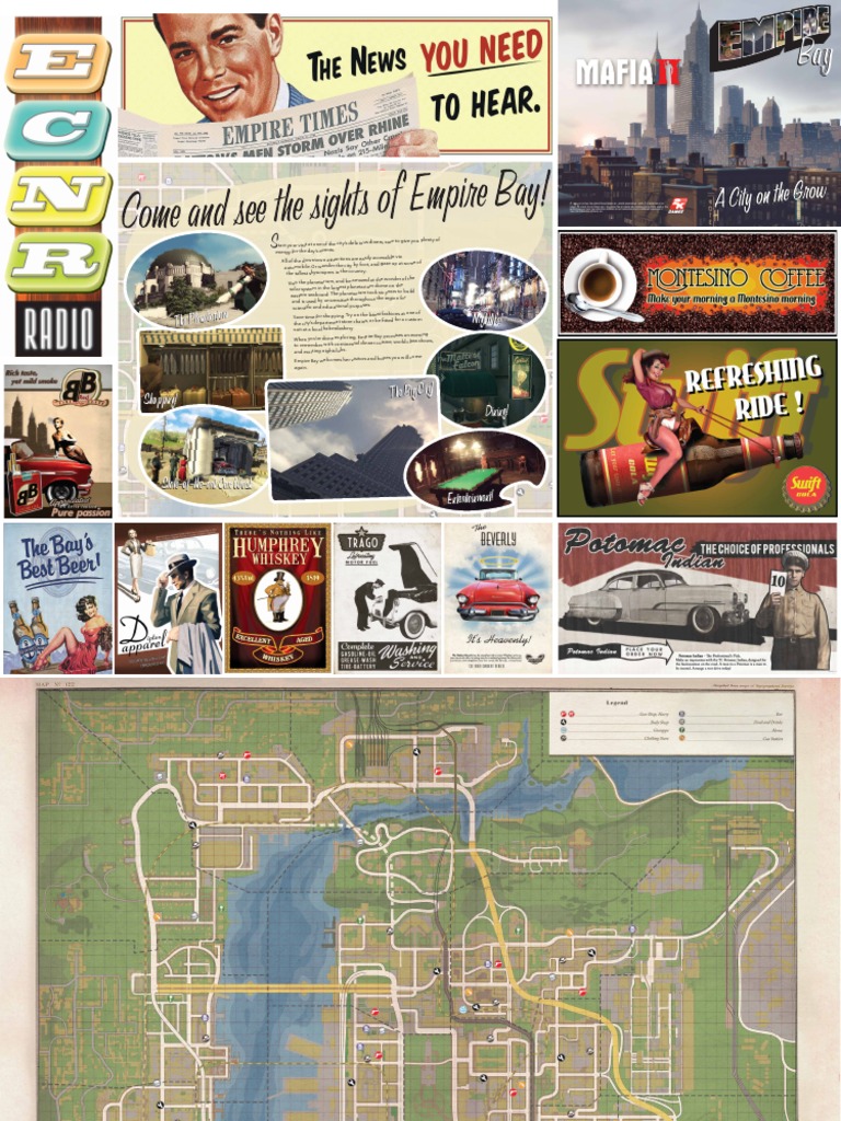 Mafia II - Empire Bay Map | PDF | Business