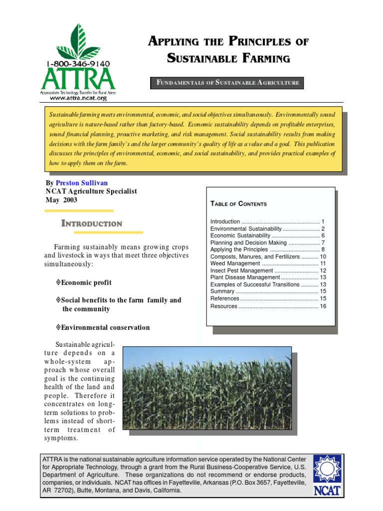 Agriculture EVS Unit 2 | PDF