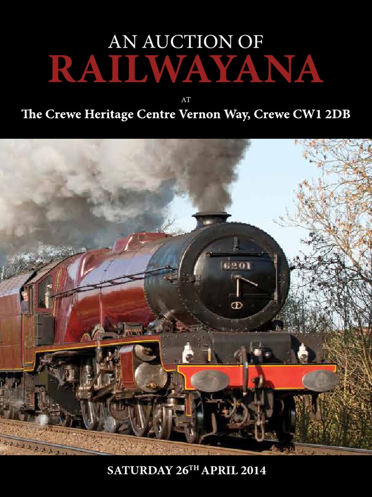 Railwayana Auction Catalogue: April 2014 | PDF | Great Western Railway ...