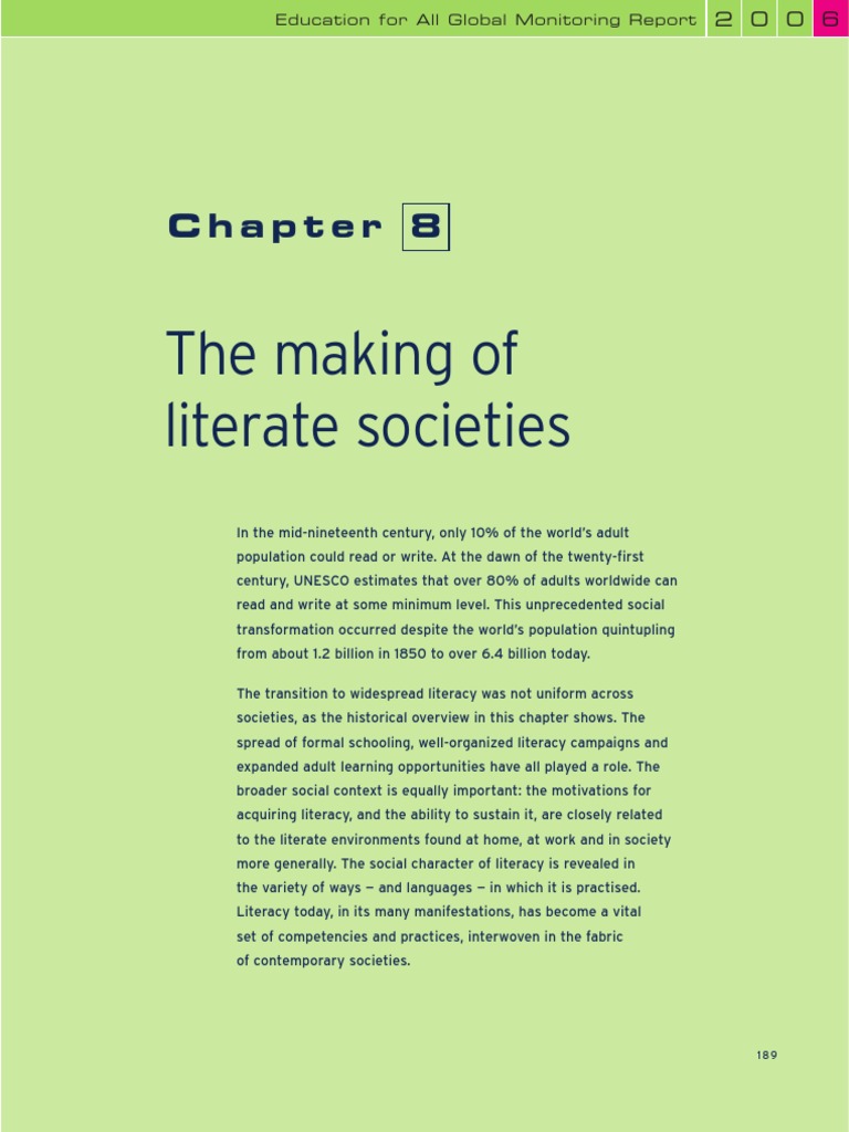 The Making of Literate Societies | Download Free PDF | Literacy ...