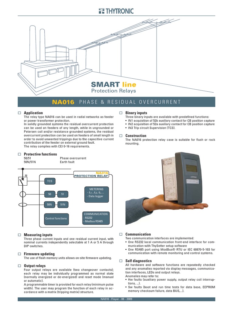 Phase & Residual Overcurrent: Protection Relays | PDF | Relay | Switch