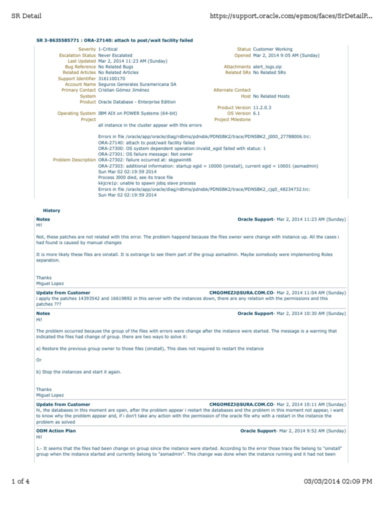 SR Oracle | PDF | Computer Cluster | Oracle Database