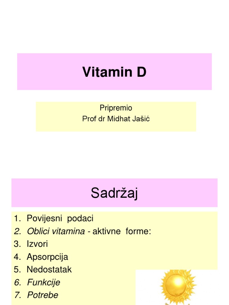 Vitamin D Kalciferol | PDF