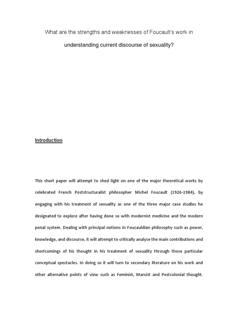 Foucault | PDF | Discourse | Michel Foucault