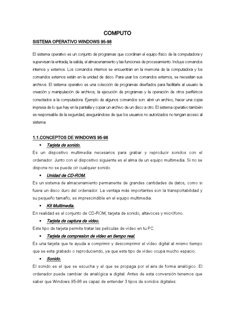 Guia Computacion Telmex | PDF | Ventana (informática) | Point and Click