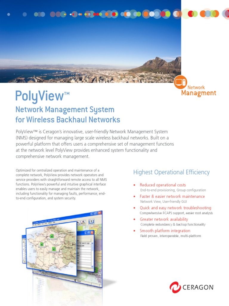 Ceragon PolyView NMS Brochure | PDF | Provisioning | Computer Network