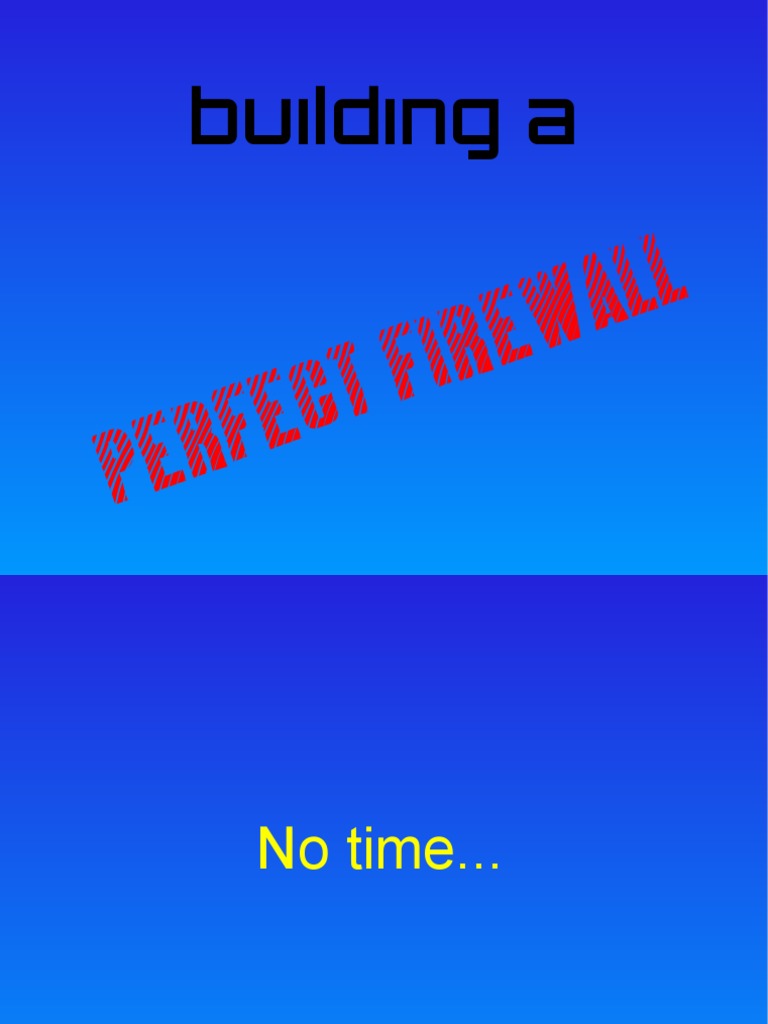 Building A Perf Ect F Irew All Pdf