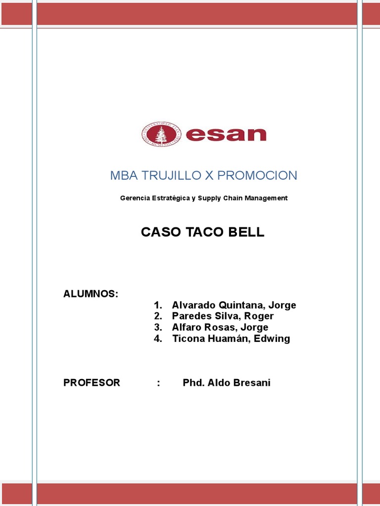 Estrategias de Éxito de Taco Bell | PDF | Negocios | Estudios de ...