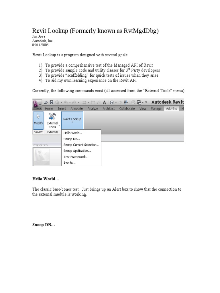 Revit Lookup | PDF | Computing Platforms | Autodesk