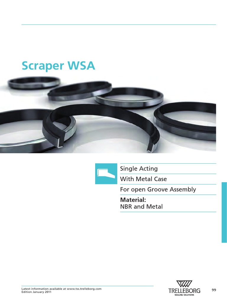 Scraper Ring Type SA | Mechanical Engineering