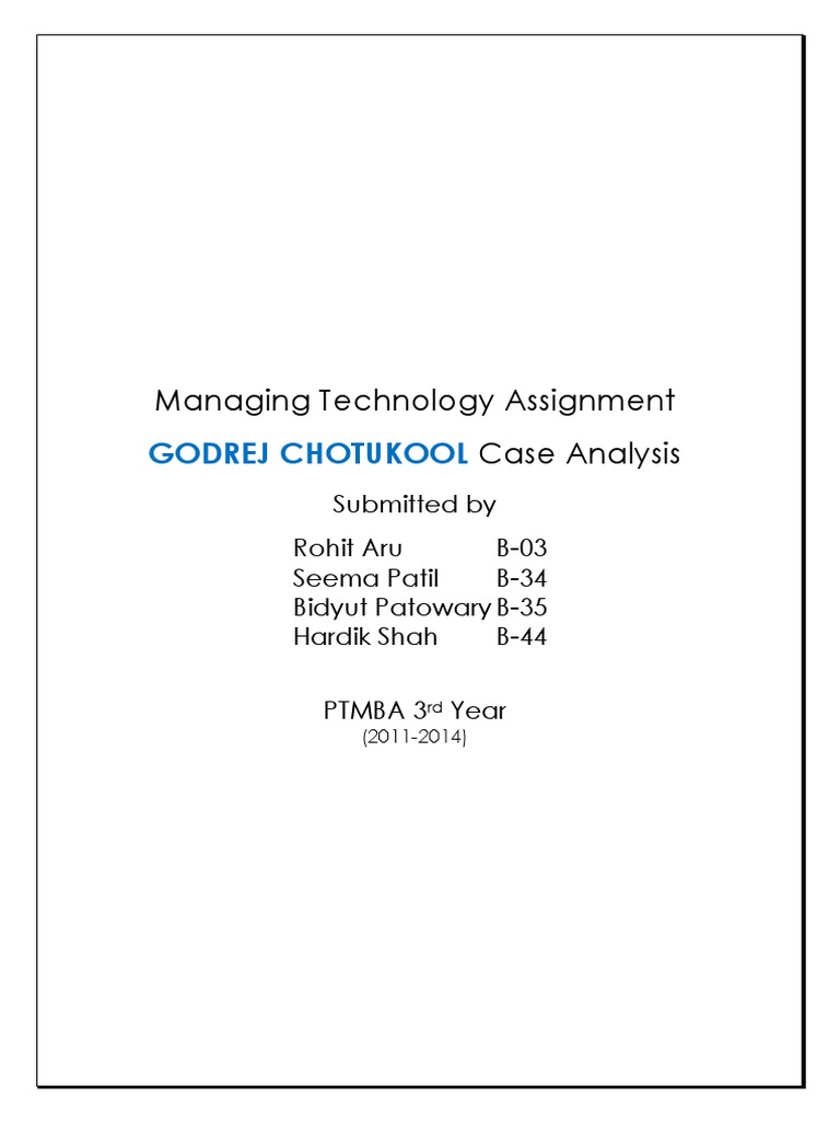 CHOTUKOOL Case Study - Group 4 | PDF | Disruptive Innovation | Innovation
