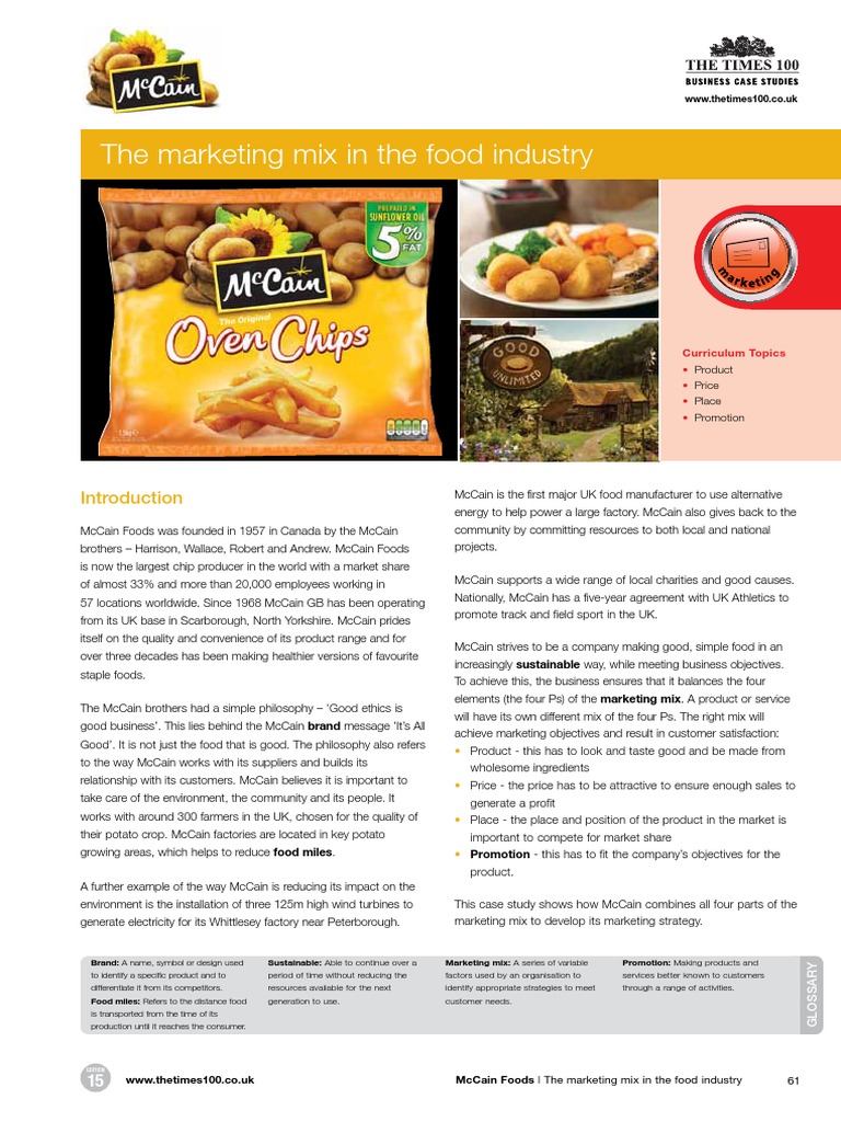 Marketing Mix Case Study | PDF