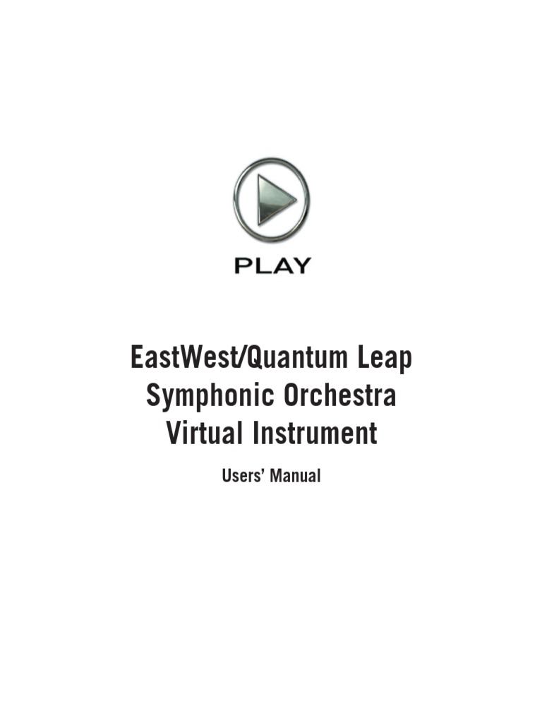 EWQL Symphonic Orchestra Play Manual | PDF